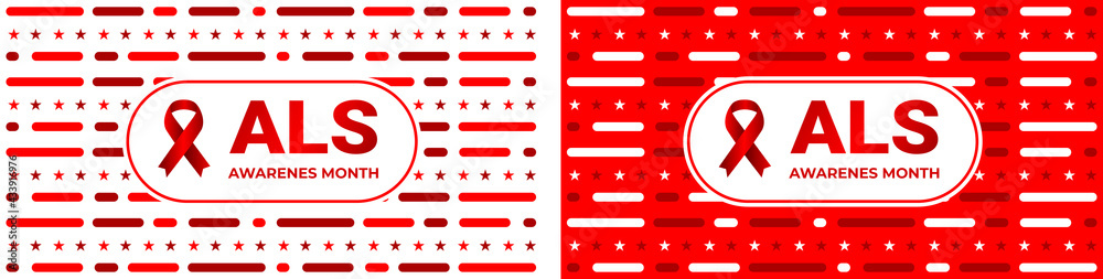 ALS (Amyotrophic lateral sclerosis) awareness month background. ALS ...