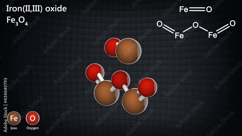 Iron(II,III) oxide (Magnetic iron oxide, ferrous ferric oxide, black ...