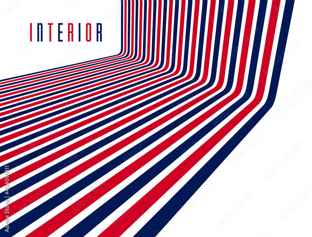 Geometric backgrounds with minimal parallel 3D lines vector abstract ...