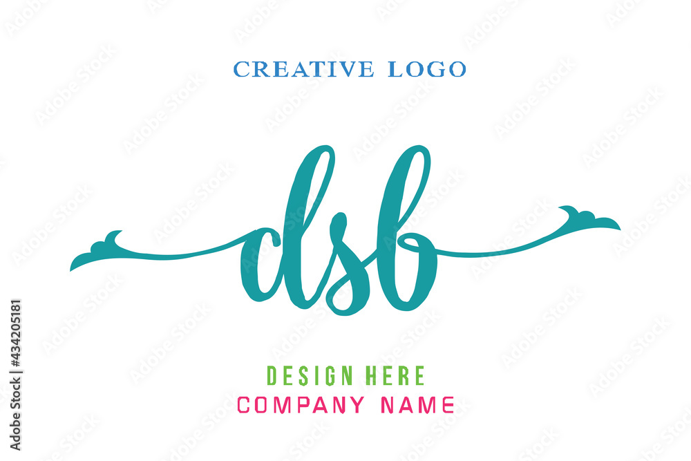 DSB lettering logo is simple, easy to understand and authoritative ...