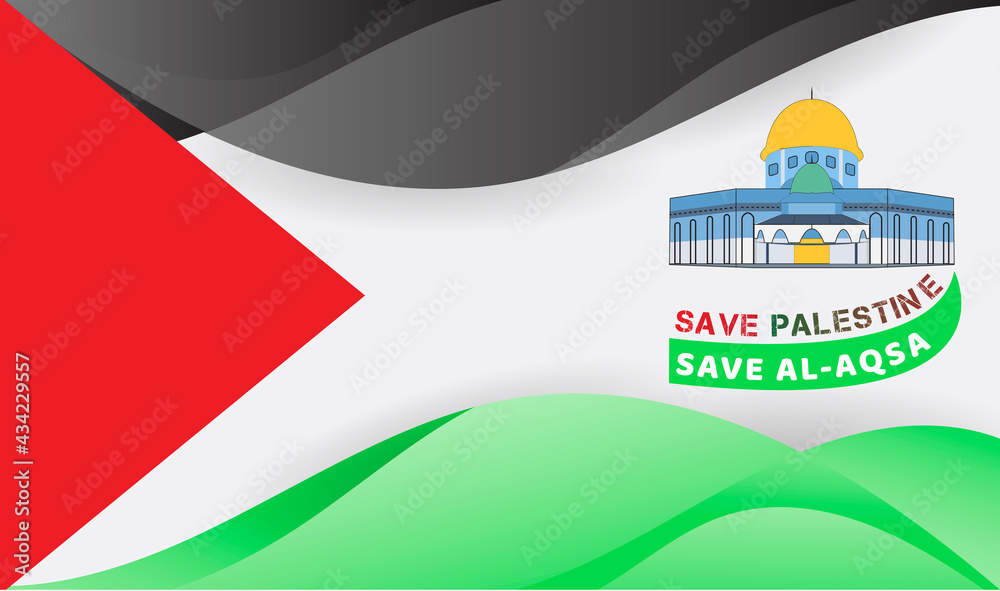 save al-aqsa save palestine vector,palestine abstract flag vector ...