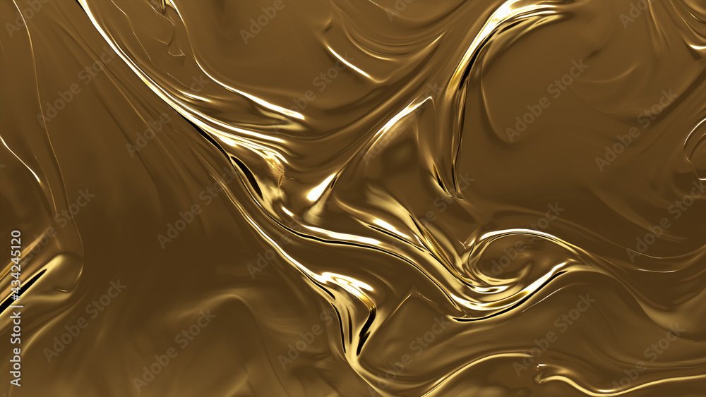 Metallic, Smooth, Luxurious texture. A Golden surface for Opulent, Gold ...