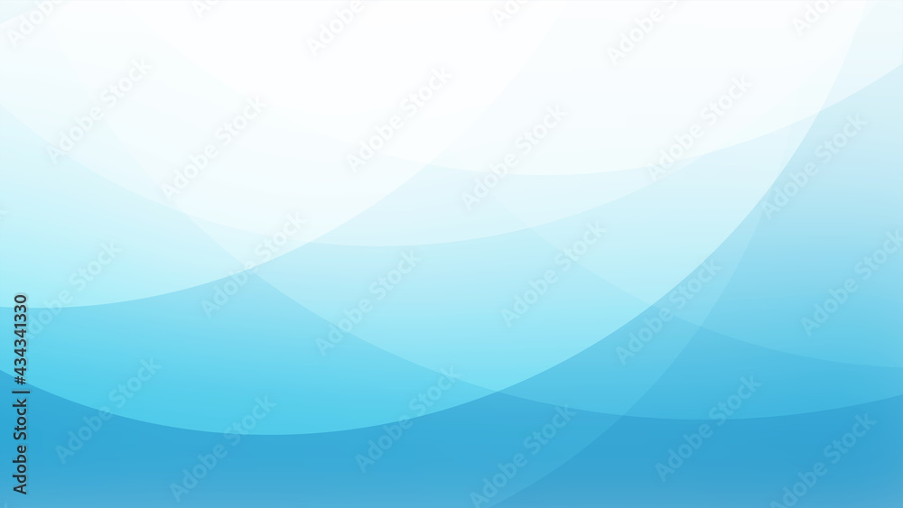 Blue curve background. Design template for brochures, flyers, magazine ...