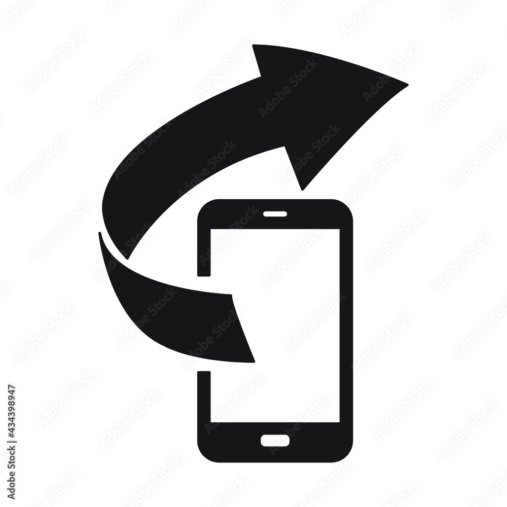 rotation icons. rotation symbol vector elements for infographic web ...