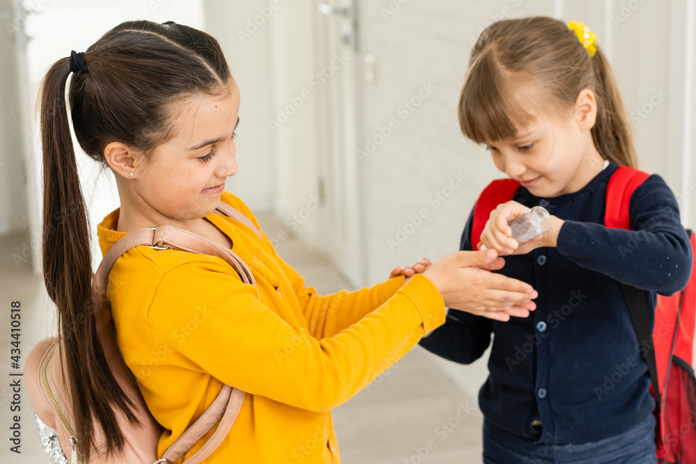 Back to school, schoolchildren hygiene, safety precautions after ...