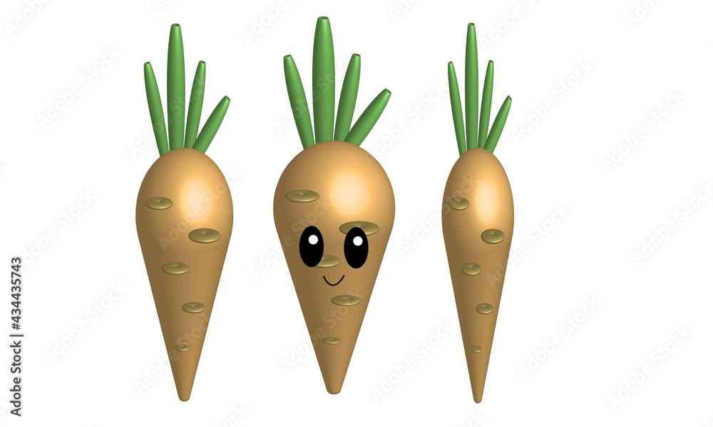 Cute Carrot Icon