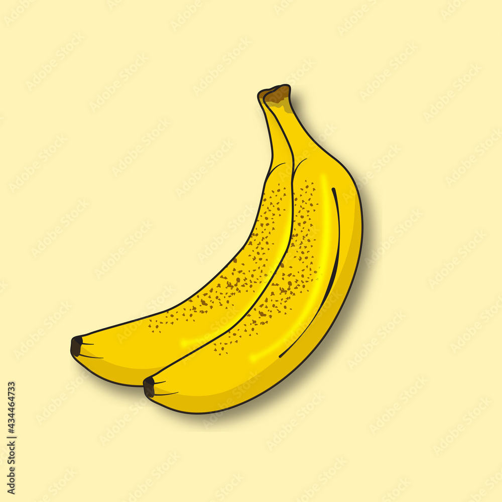 Cartoon bananas. Peel banana, yellow fruit and bunch of bananas ... Cartoon bananas. Peel banana, yellow fruit and bunch of bananas ...