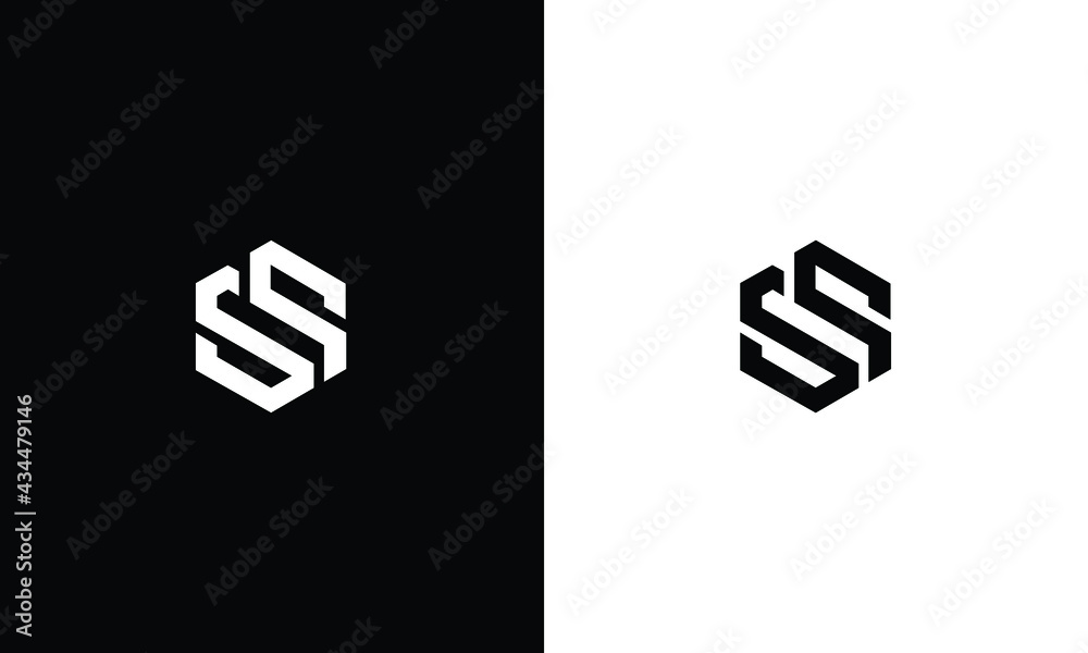 Letter SS Logo, Alphabet SS Logo, Initials SS Logo, SS Letter Logo ...