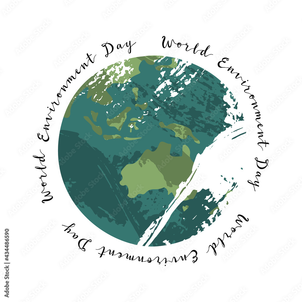 World Environment Day, june 5. Happy Mother Earth Day, Earth Hour ...