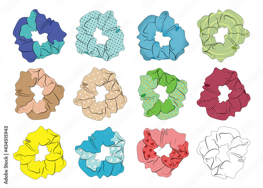 VSCO girl subculture. Pastel rainbow scrunchies. VSCO girl stickers ...