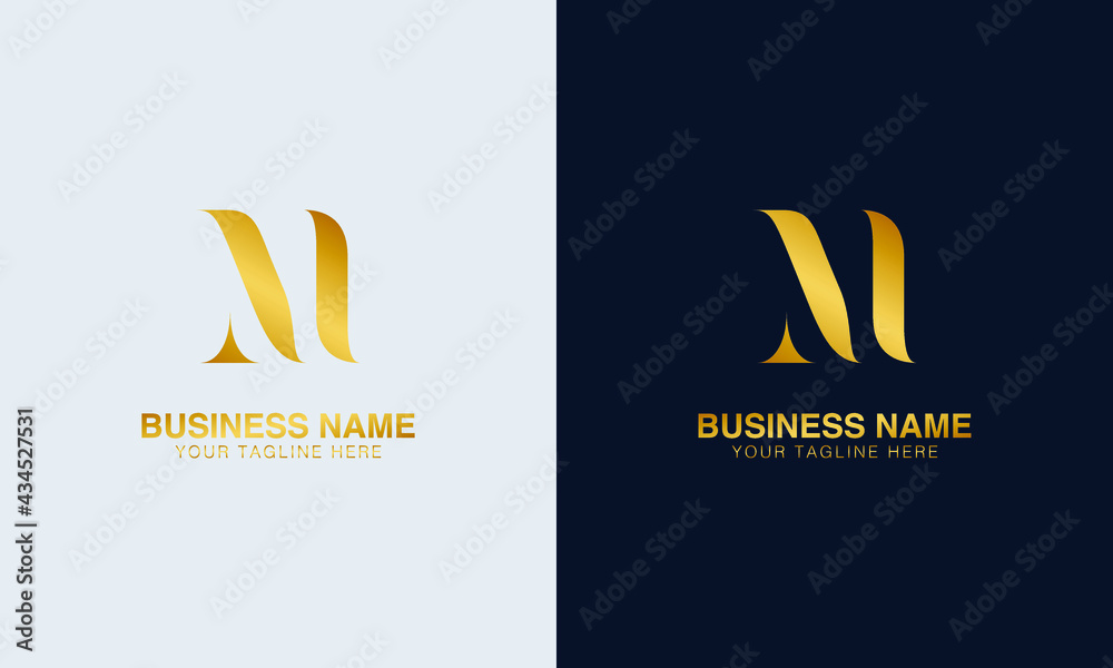 M MM initial logo | initial based abstract modern minimal creative logo, vector template image ...