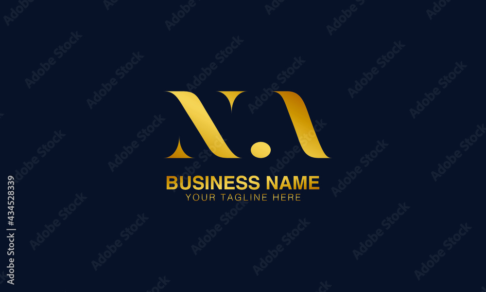 NA N A initial logo | initial based abstract modern minimal creative ...