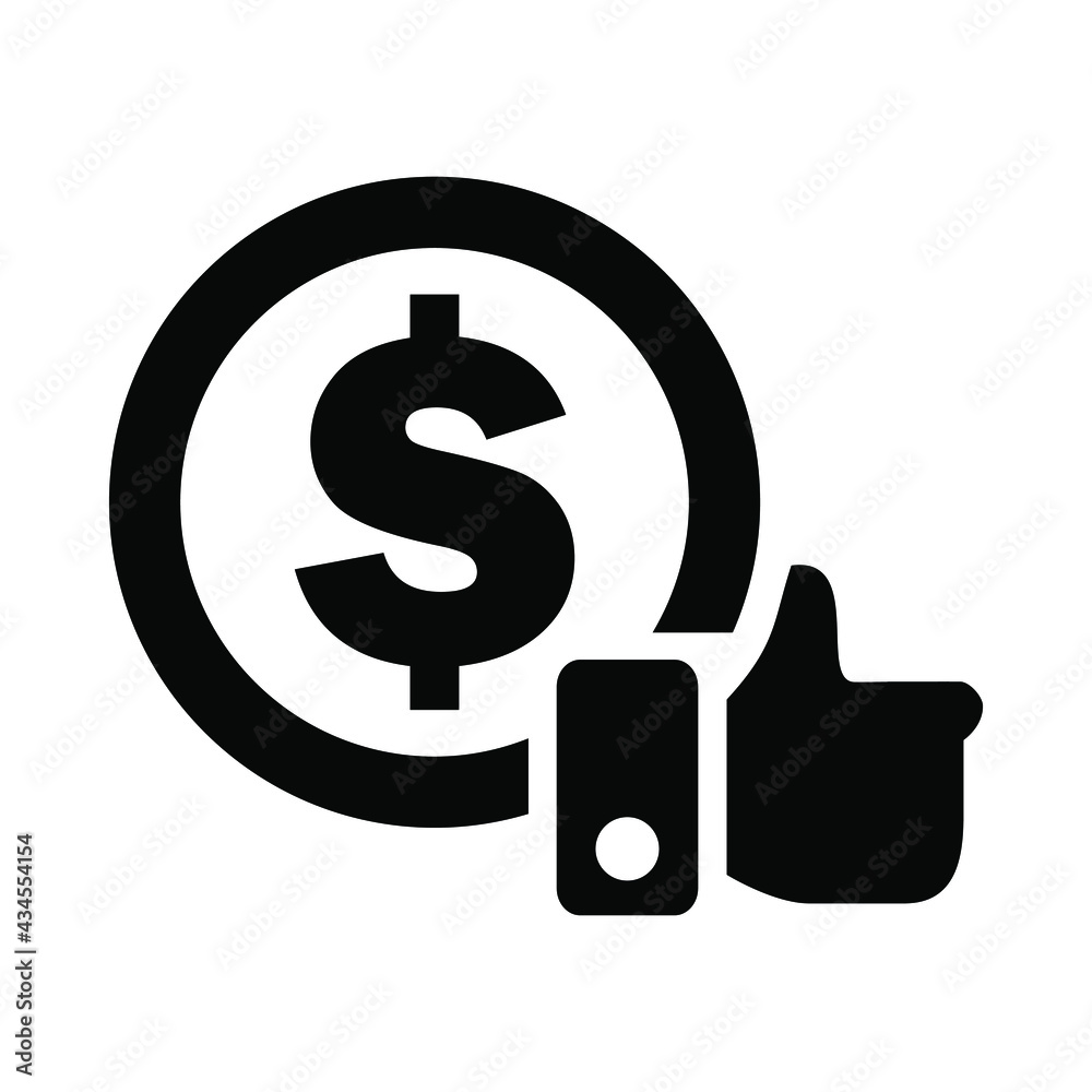 Cost per impression icon Stock Vector | Adobe Stock