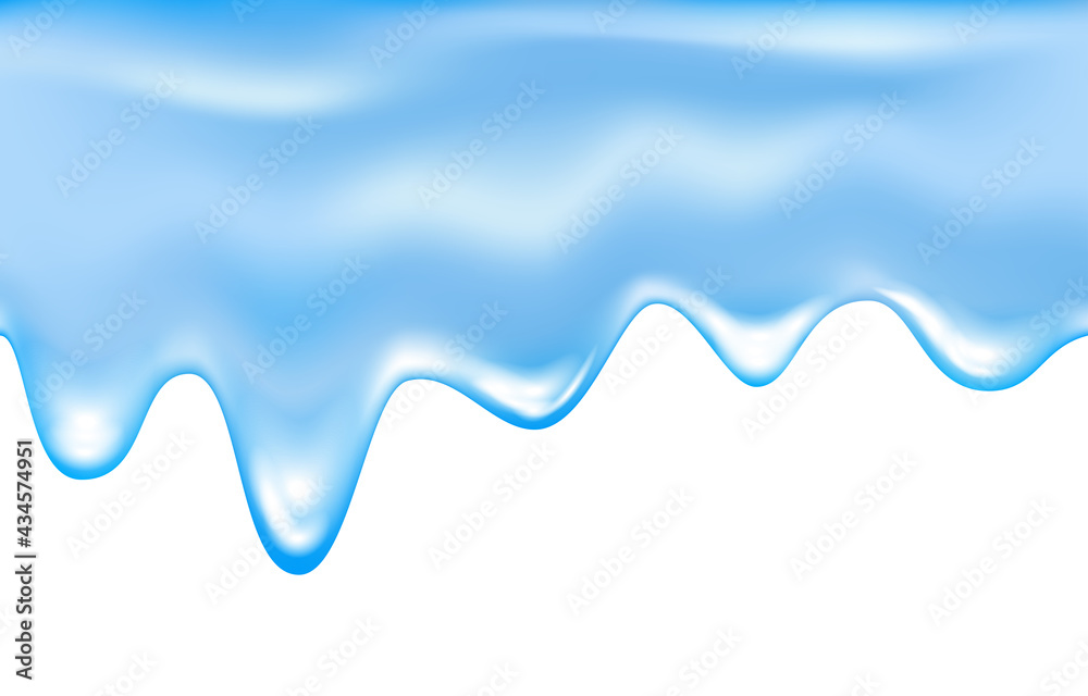 Dripping water isolated on transparent background. Stock Vector | Adobe ...