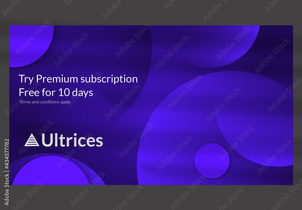 Slideshow Ad Layout with Vanishing Gradient Stock Template | Adobe Stock
