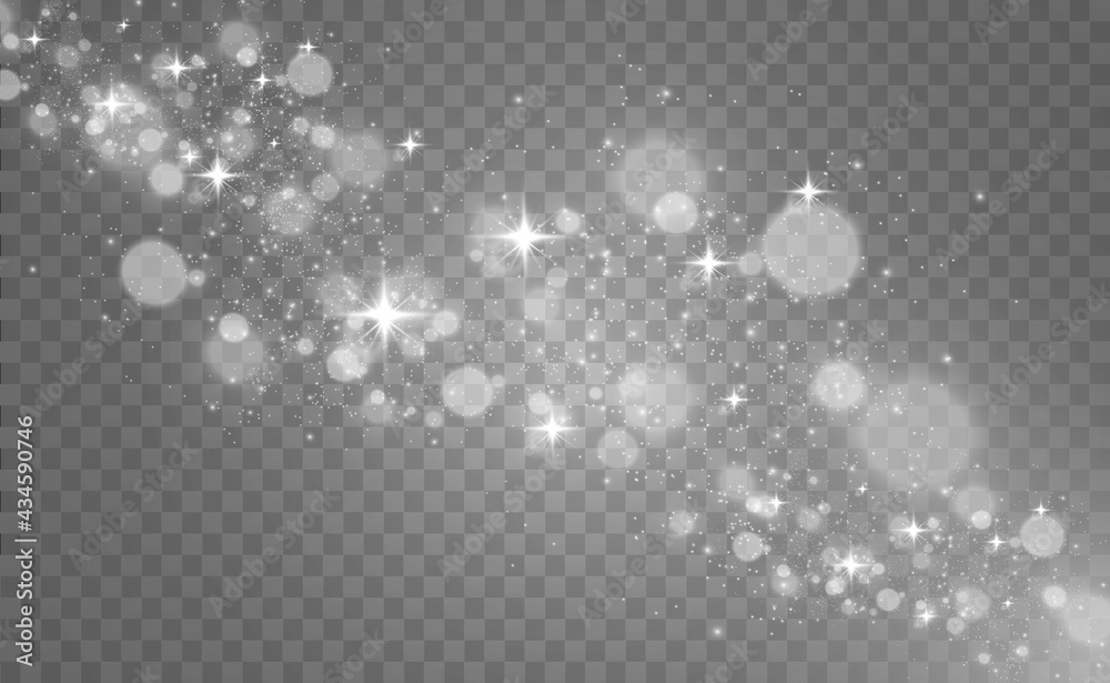 Beautiful sparks shine with special light. Vector sparkles on a ...