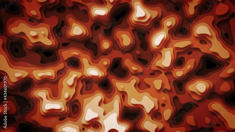 Abstract Topography Map Patterns With Depth Seamless Looping/ 4k ...