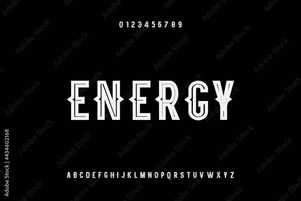 classic lettering, alphabet font, gray and white style background ...