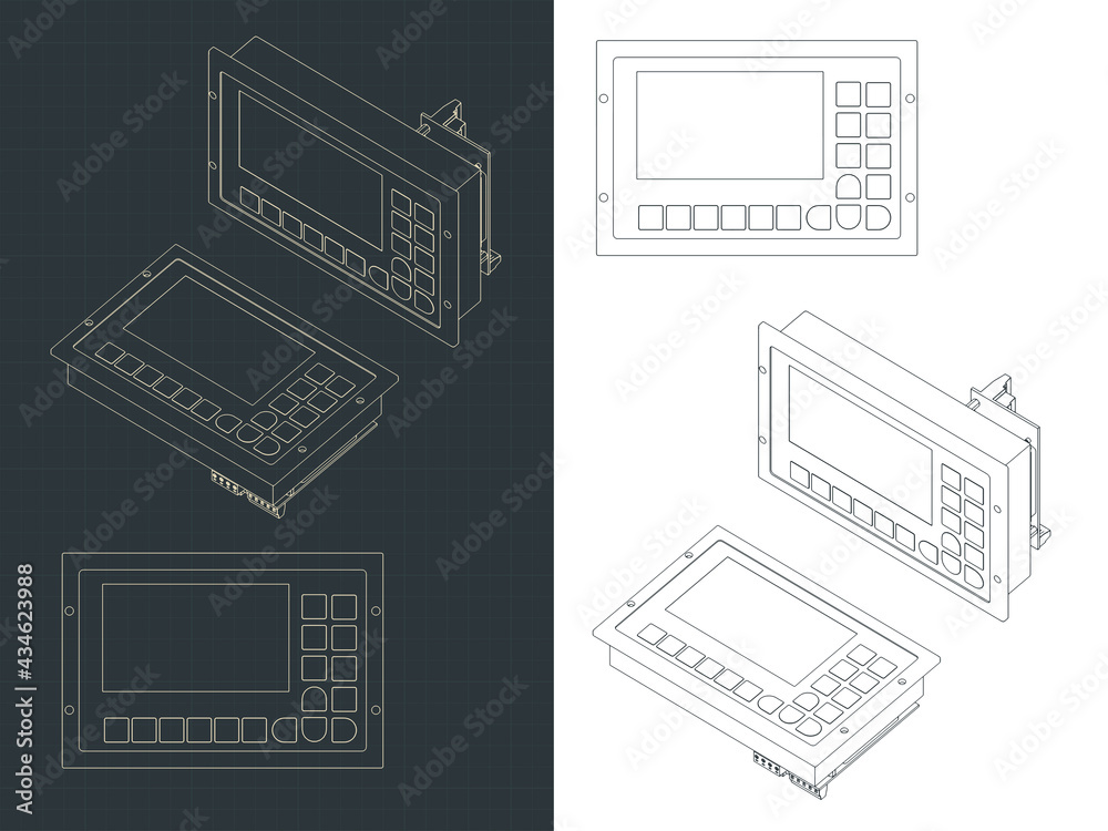 Remote control for automated lines and industrial robots blueprints ...