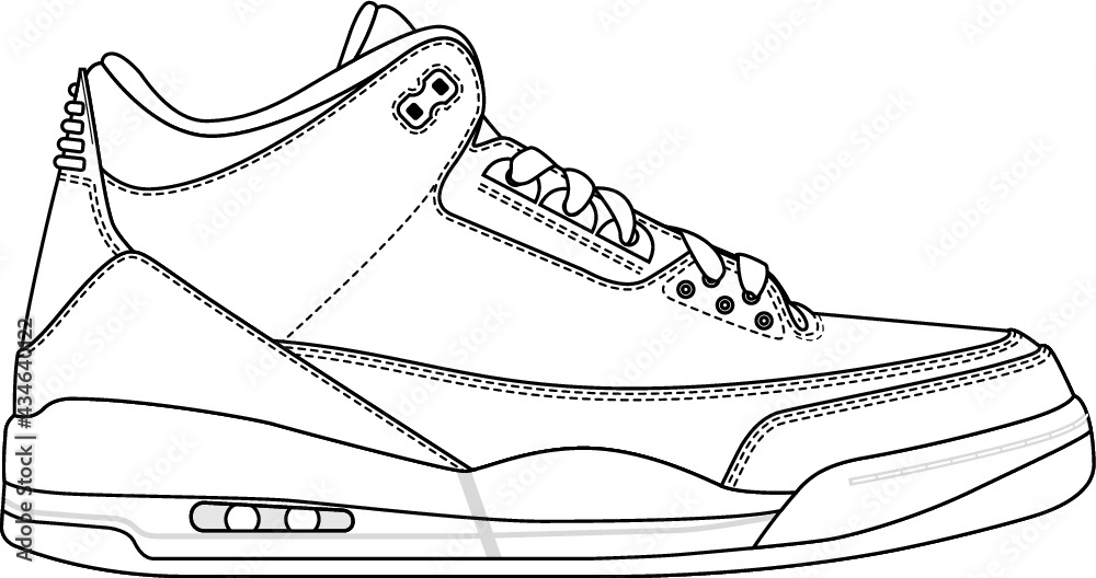 Jordan 3 Drawing