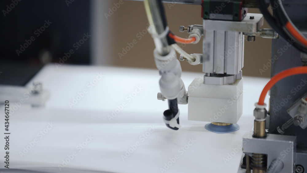 Automatic robotic Conveyor line for the production of boxes. Modern ...