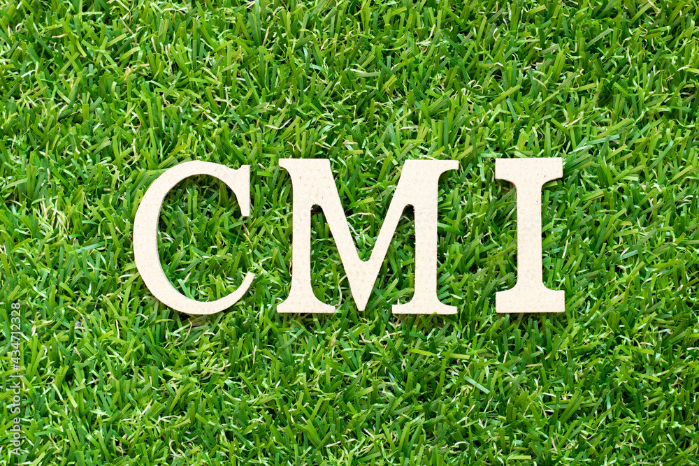 Alphabet letter in word CMI (Abbreviation of Cost management index, Co ...
