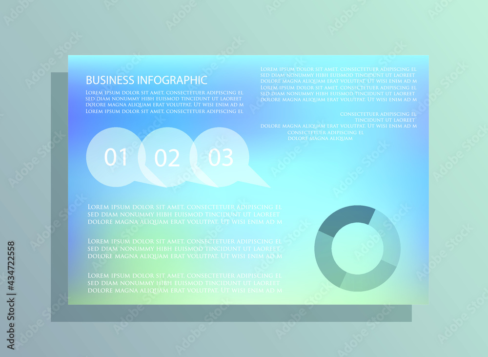 Brochure for business reports, cover layout and infographics Stock ...