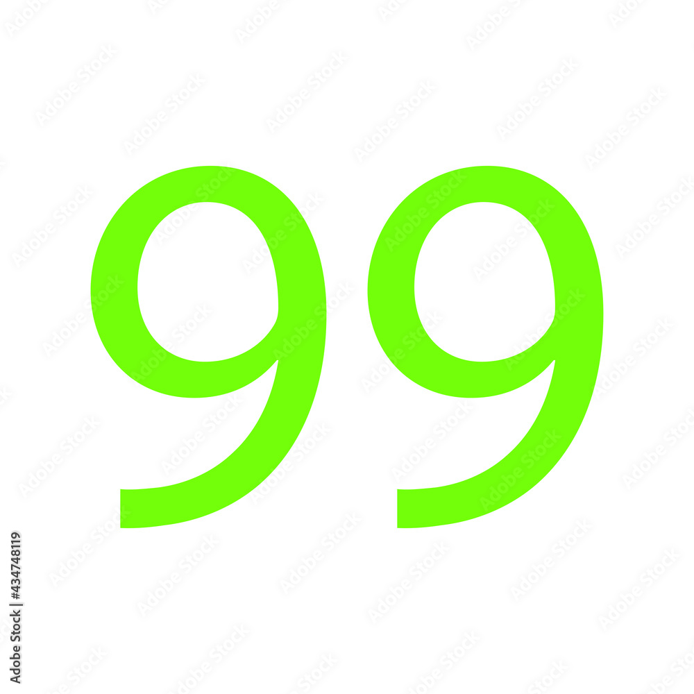 99-number-simple-clip-art-vector-illustration-stock-vector-adobe-stock