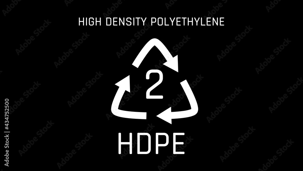 High density polyethylene or HDPE or polyethylene high density PEHD ...