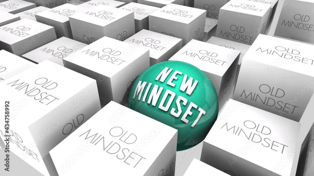 New Mindset Change Your Outlook Ideas Perspective Vs Old 3d Animation ...