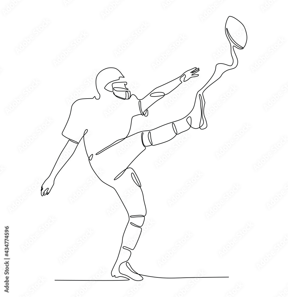 Someone Kicking Drawing