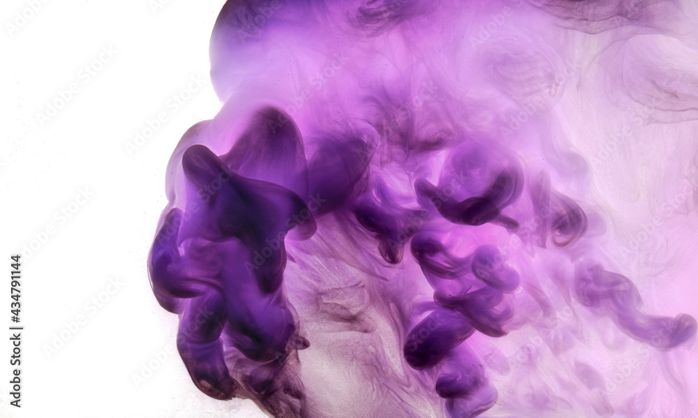 Purple Smoke Art Wallpaper