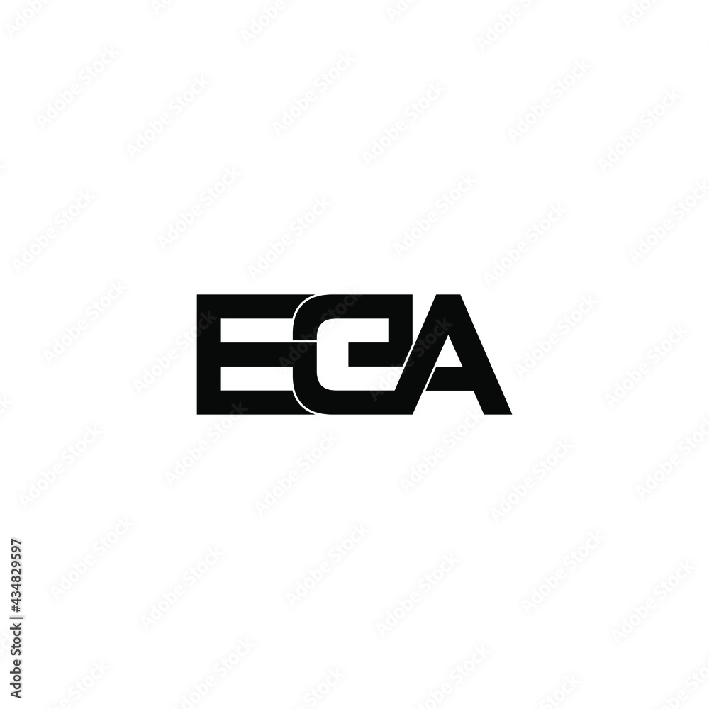 eea letter original monogram logo design Stock Vector | Adobe Stock
