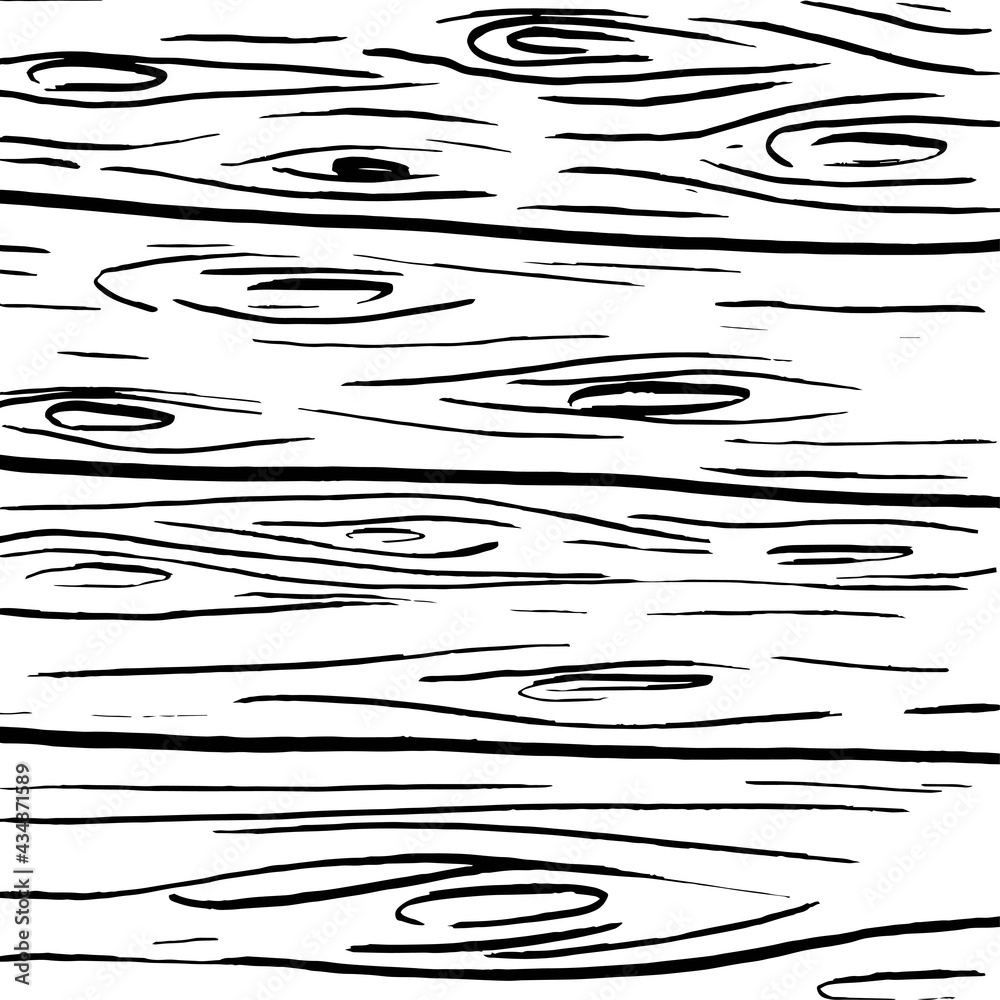 Doodle surreal fantasy wood coloring page for adults. Fantastic graphic ...