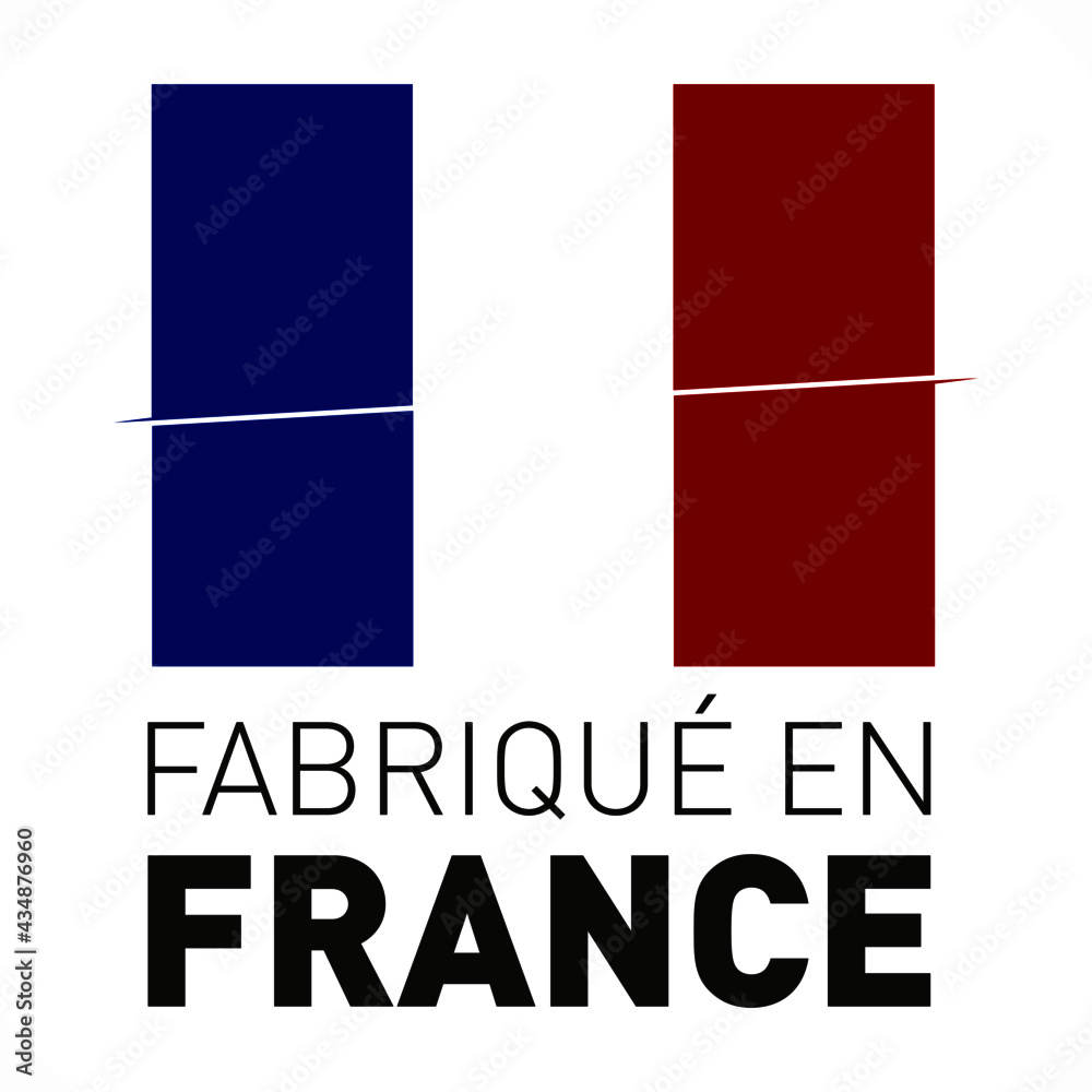 logo fabriqué en France made in France Stock Vector | Adobe Stock