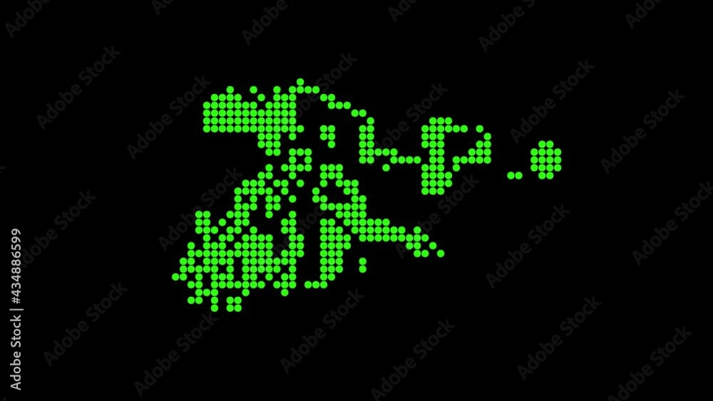 Vidéo Stock Waco. 4K animated appearance of the inscription. Isolated ...