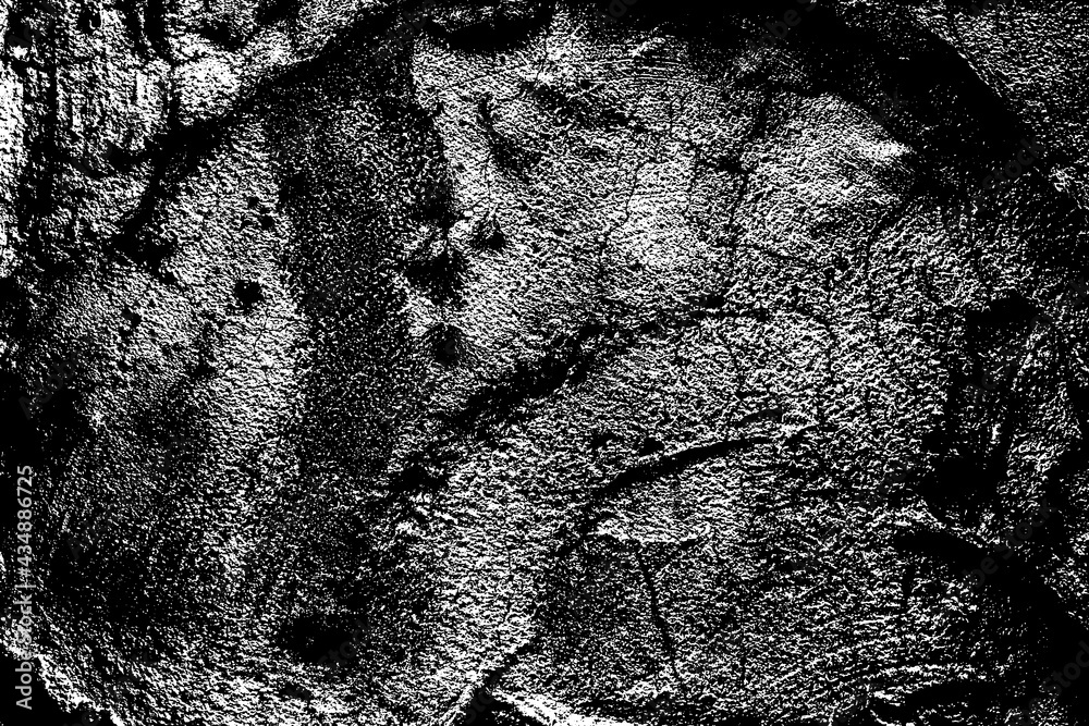 Grunge old rustic dirty mud wall of natural aged mortar. Uneven broken ...