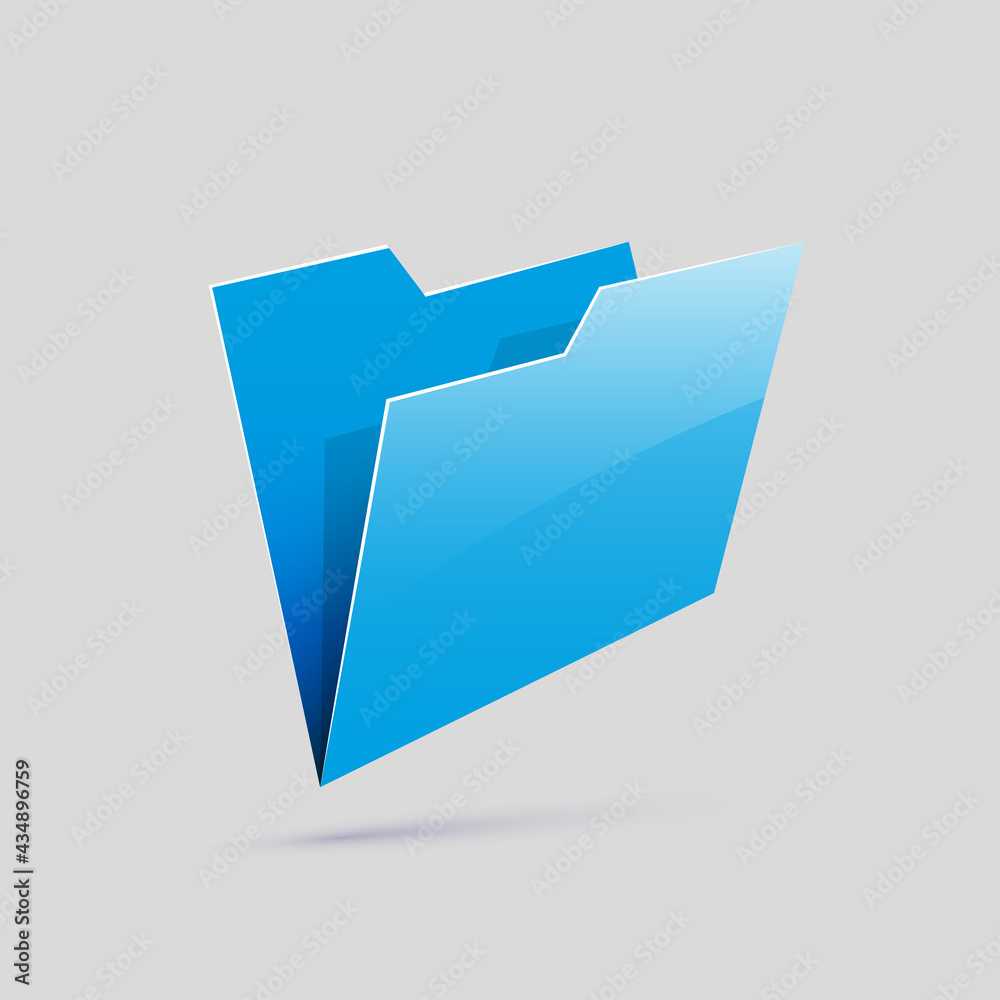 Web Folder icon. The package of File documents. Paper for storage icon ...