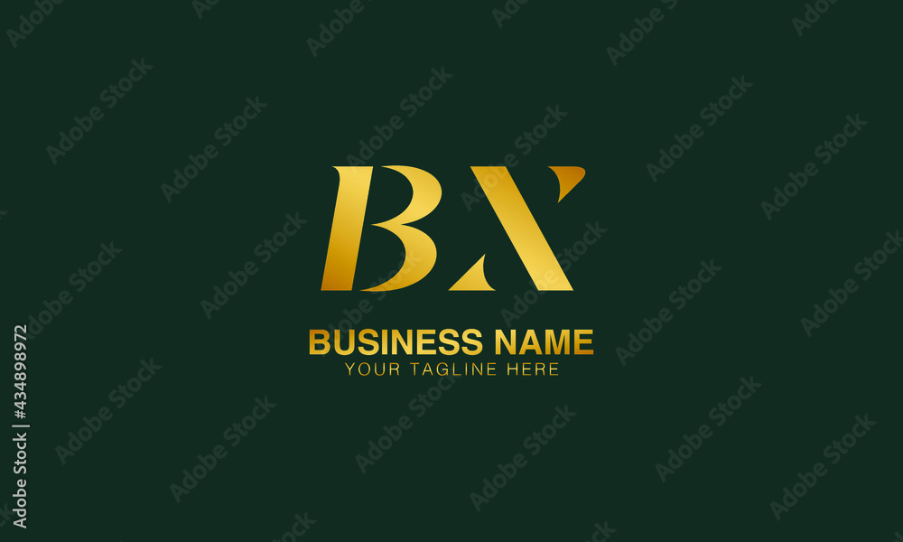 BX B X initial logo | initial based abstract modern minimal creative ...