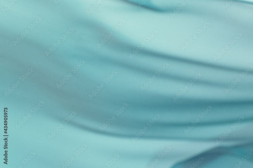 Smooth elegant colorful transparent cloth separated on white background ...
