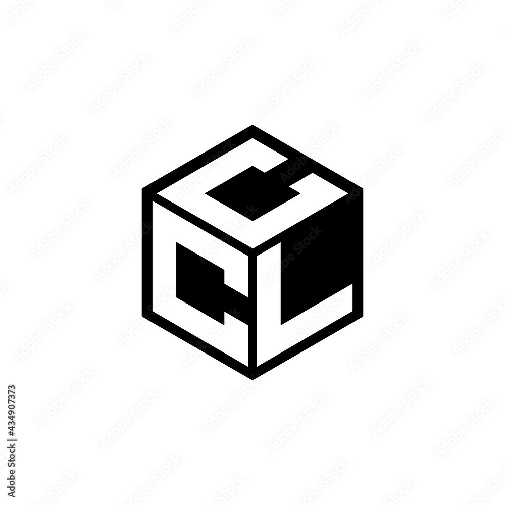 CLC letter logo design with white background in illustrator, vector ...