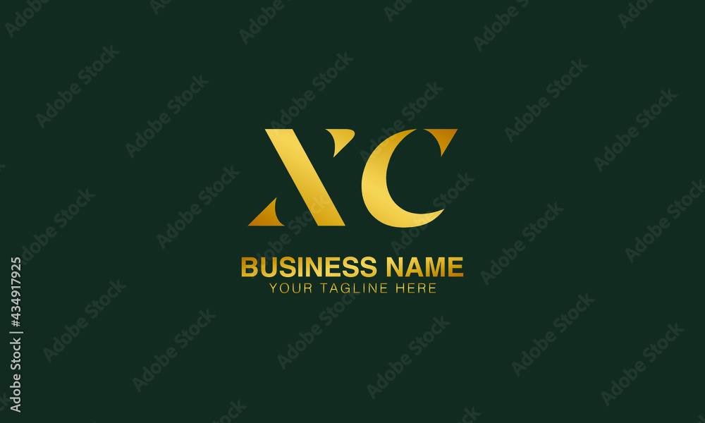 XC X C initial logo | initial based abstract modern minimal creative ...