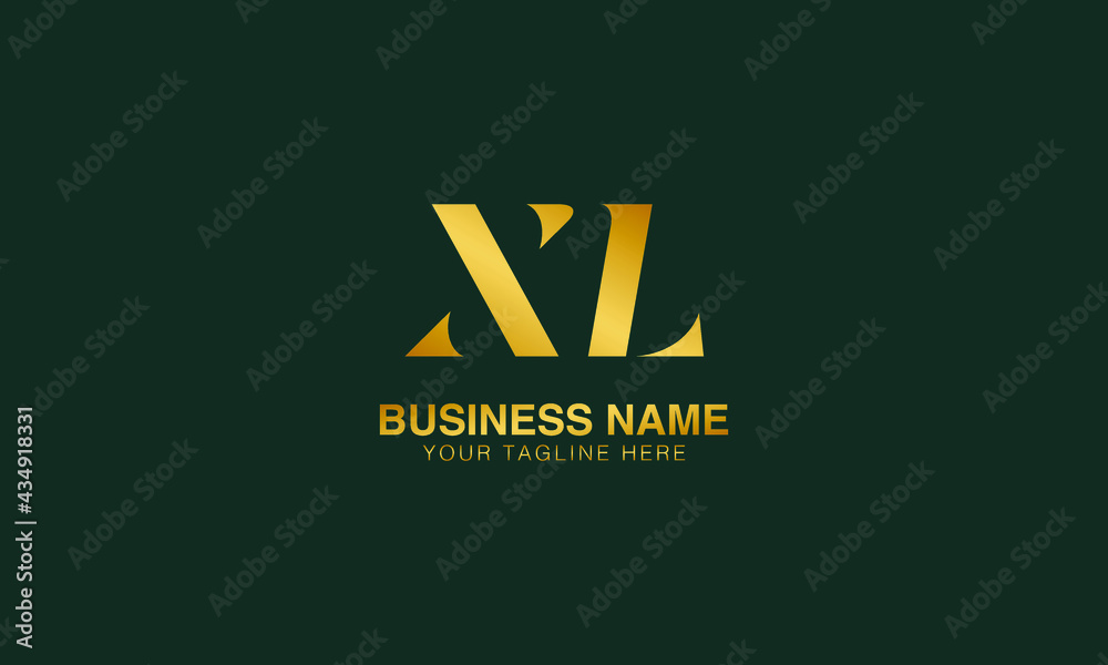 XL X L initial logo | initial based abstract modern minimal creative ...