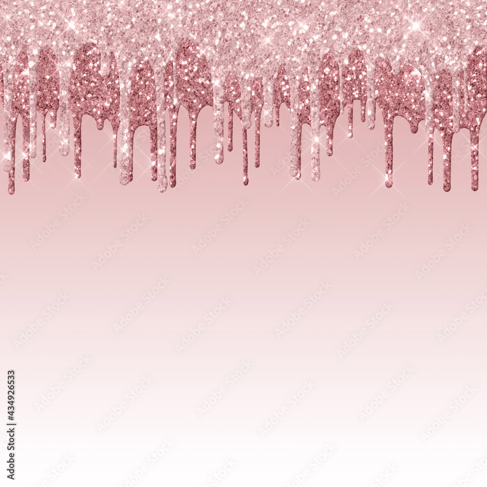 Dripping Layered Pink Glitter Digital Paper Stock Photo | Adobe Stock