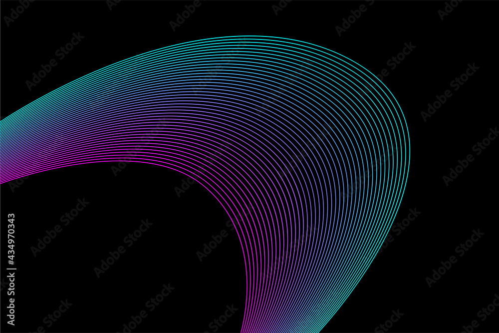 Line flexible stripes futuristic pattern background. Line artwork for ...
