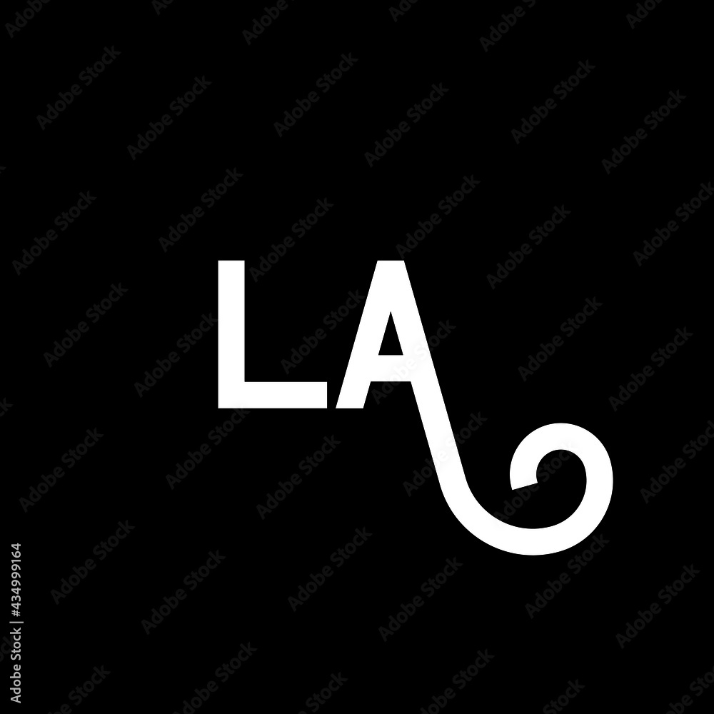 LA Letter Logo Design. Initial letters LA logo icon. Abstract letter LA ... LA Letter Logo Design. Initial letters LA logo icon. Abstract letter LA ...