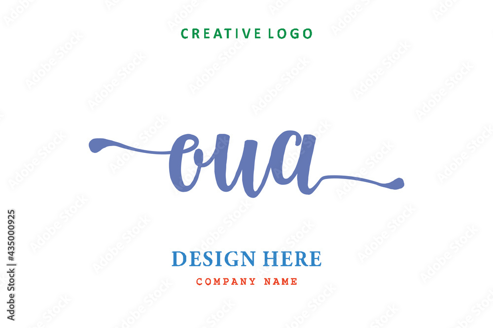 OUA lettering logo is simple, easy to understand and authoritative ...