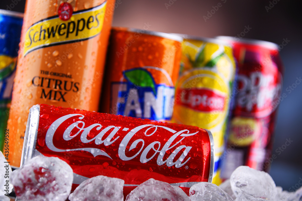 Cans Of Popular Soft Drink Brands Stock Photo Adobe Stock cans-of-popular-soft-drink-brands-stock-photo-adobe-stock