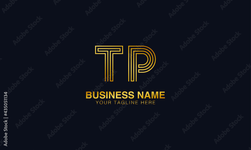 TP T P initial logo | initial based abstract modern minimal creative ...