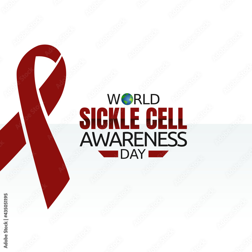 vector graphic of world sickle cell awareness day good for world sickle ...